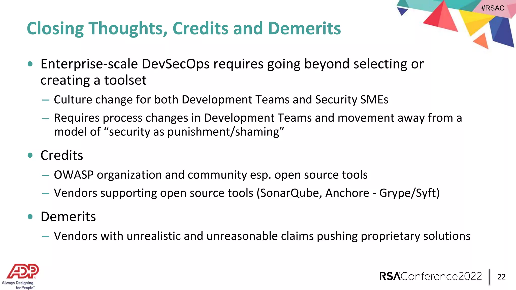 Building an Enterprise-scale DevSecOps Infrastructure: Lessons Learned | PPTX