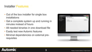 ONE Automation Platform - v11 Features and Functions | PPTX