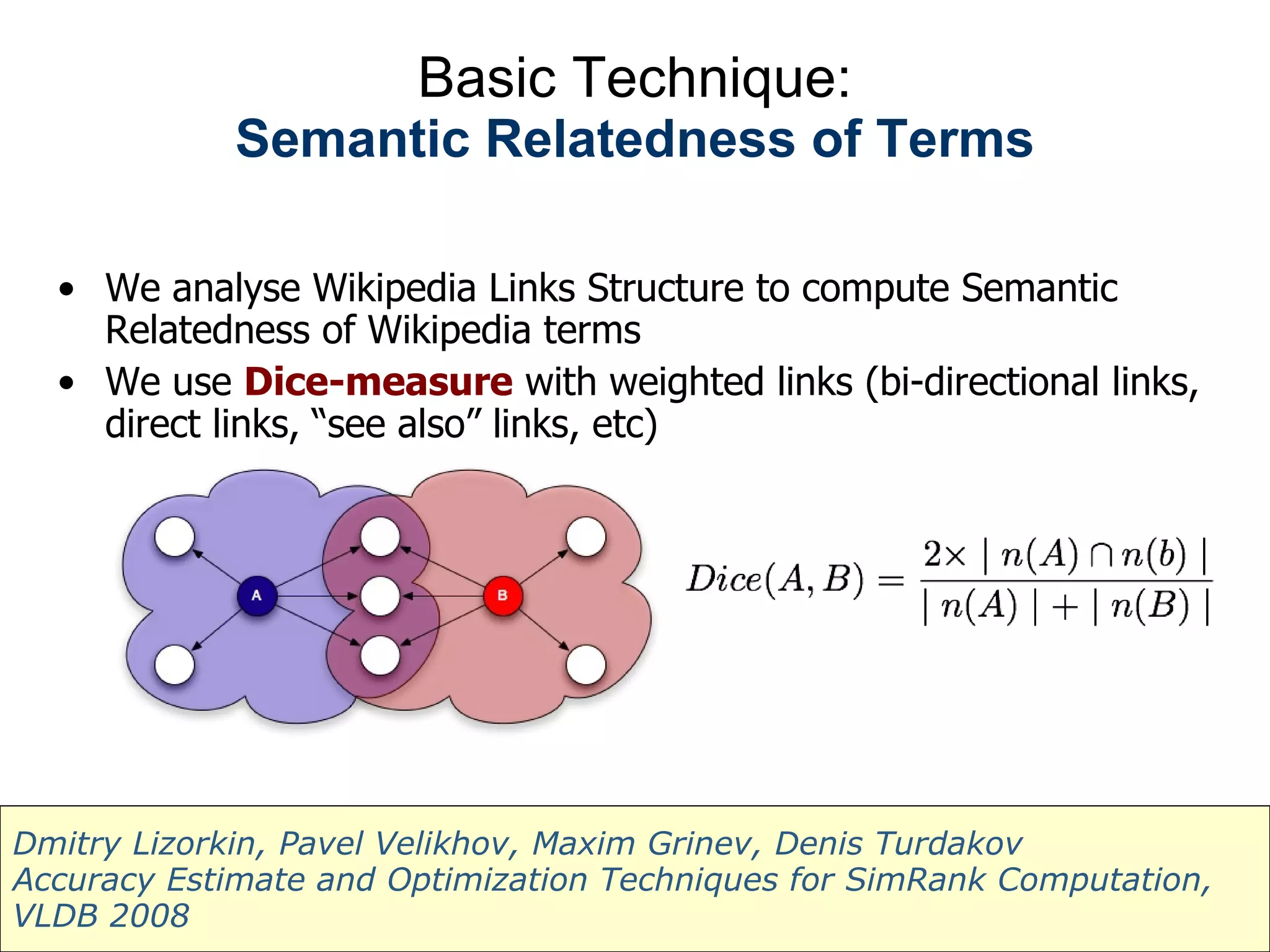Semantic Text Processing Powered by Wikipedia | PPT