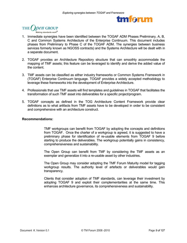 TOGAF Vs E-Tom | DOC