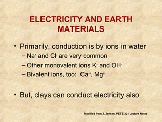 Electrical Properties of Reservoir Rocks | PPT