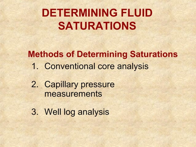 Electrical Properties of Reservoir Rocks | PPT