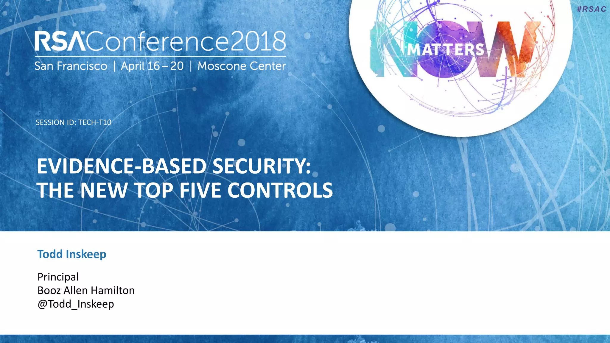 Evidence-Based Security: The New Top Five Controls | PPT