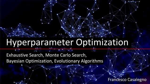 Hyperparameter Optimization for Machine Learning | PDF | Technology & Computing