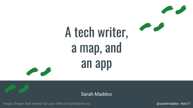 A tech writer, a map, and an app | PPT
