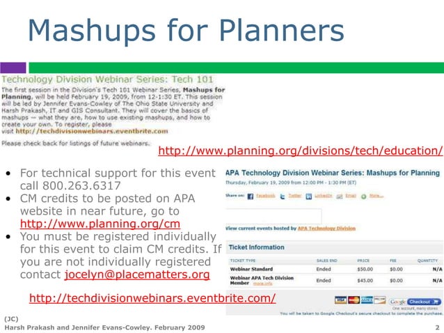 GIS TECH 101 - Mapping Mashups | PPT | Web Development | Internet