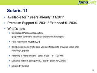 UKOUG - What is Delivered with Solaris 11.4 | PPT