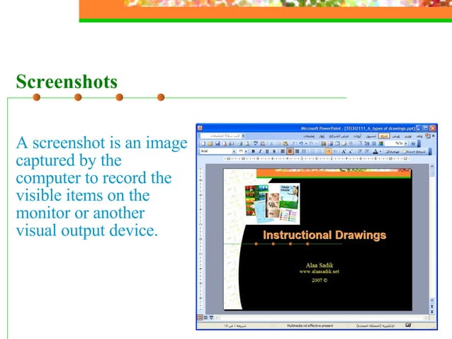 Image Processing Tools and Types of Drawings | PPT