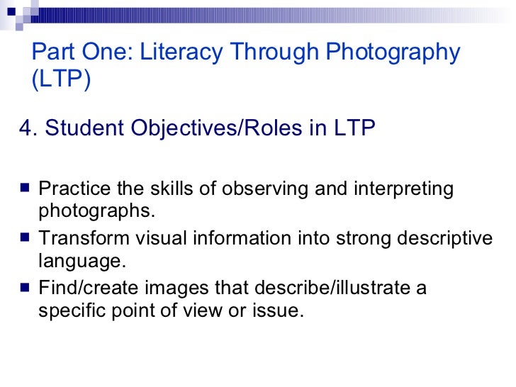 Literacy Through Photography (LTP)
