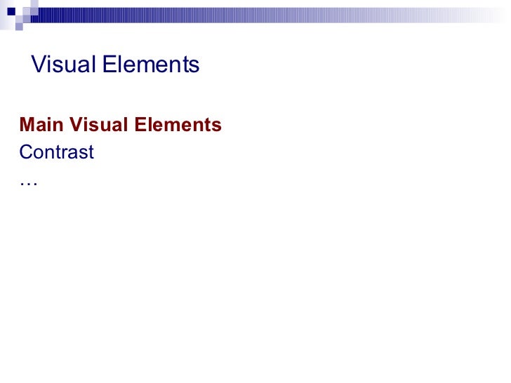 Visual Elements
