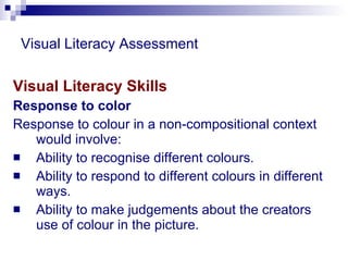 Visual Literacy Assessment | PPT