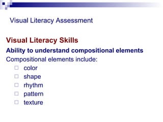 Visual Literacy Assessment | PPT