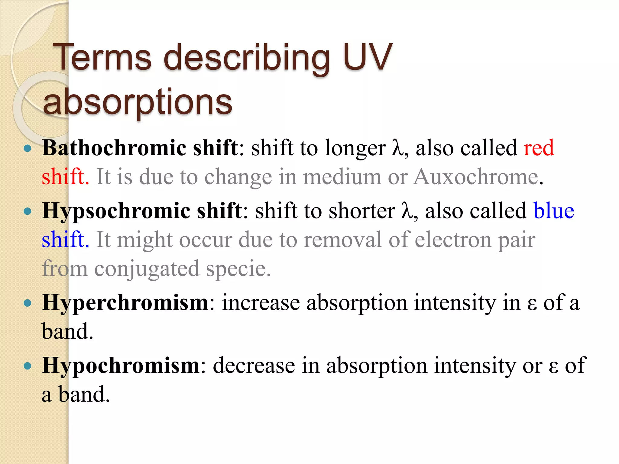 UV-VIS Spectroscopy | PPTX