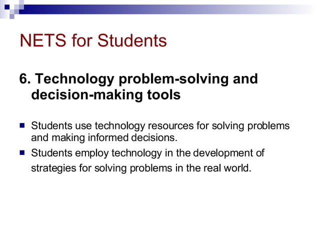 Educational Technology Standards | PPT