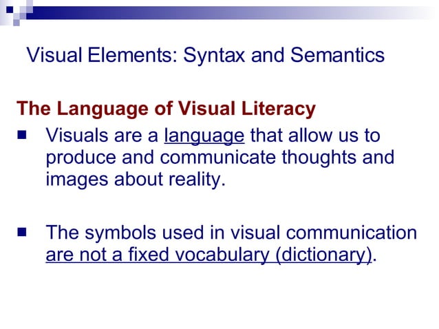 Visual Principles | PPT