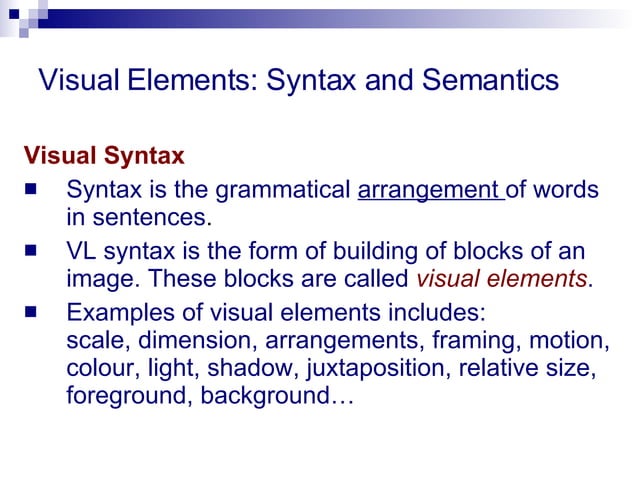 Visual Principles | PPT