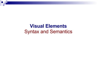 Visual Principles II: Visual Literacy | PPT