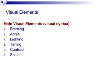 Visual Principles II: Visual Literacy | PPT