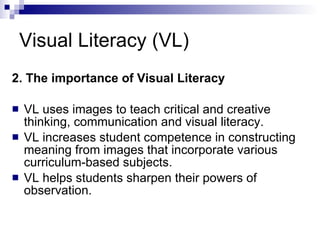 Visual Principles II: Visual Literacy | PPT