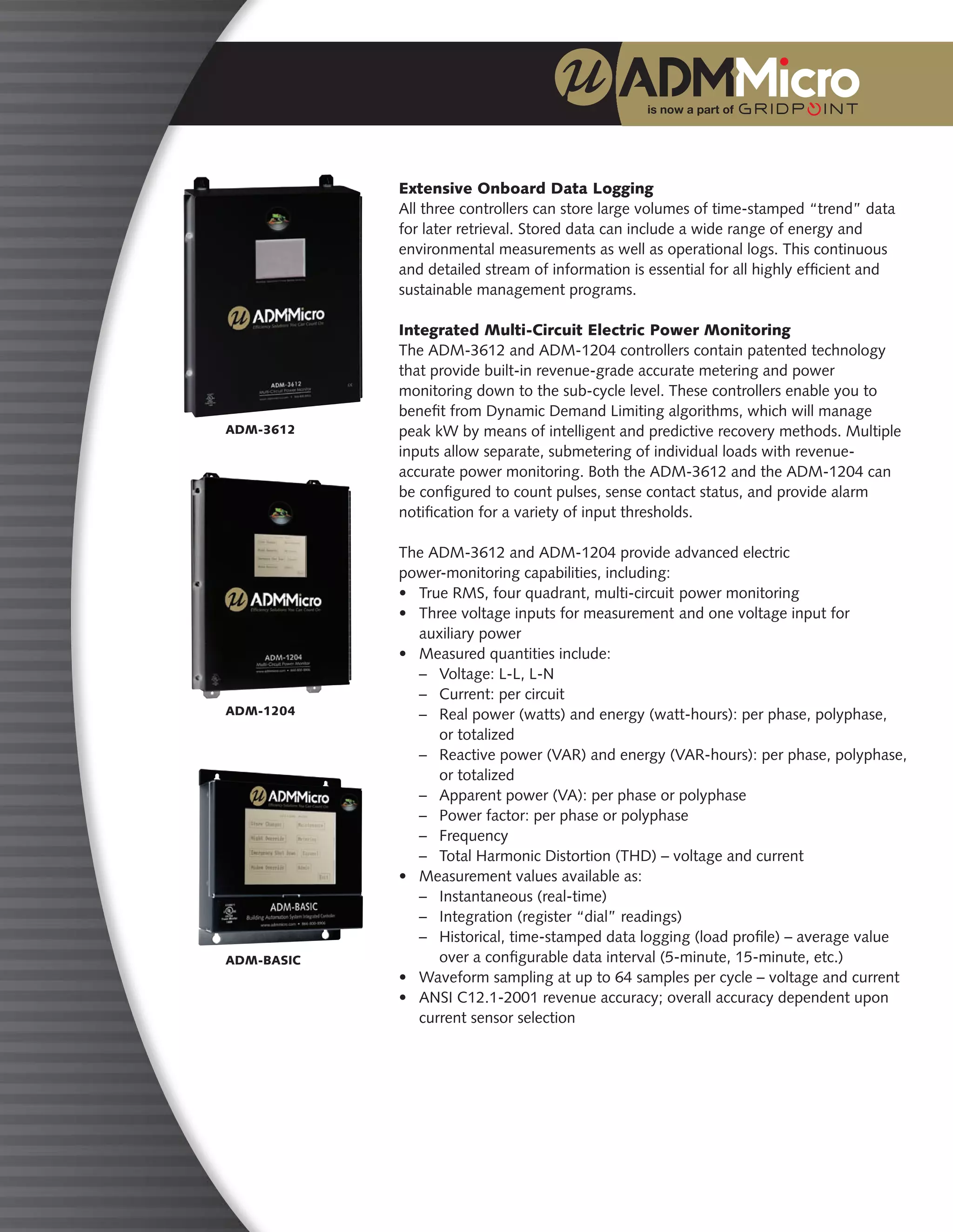 GridPoint\’s Energy Management System Intelligent Controllers | PDF