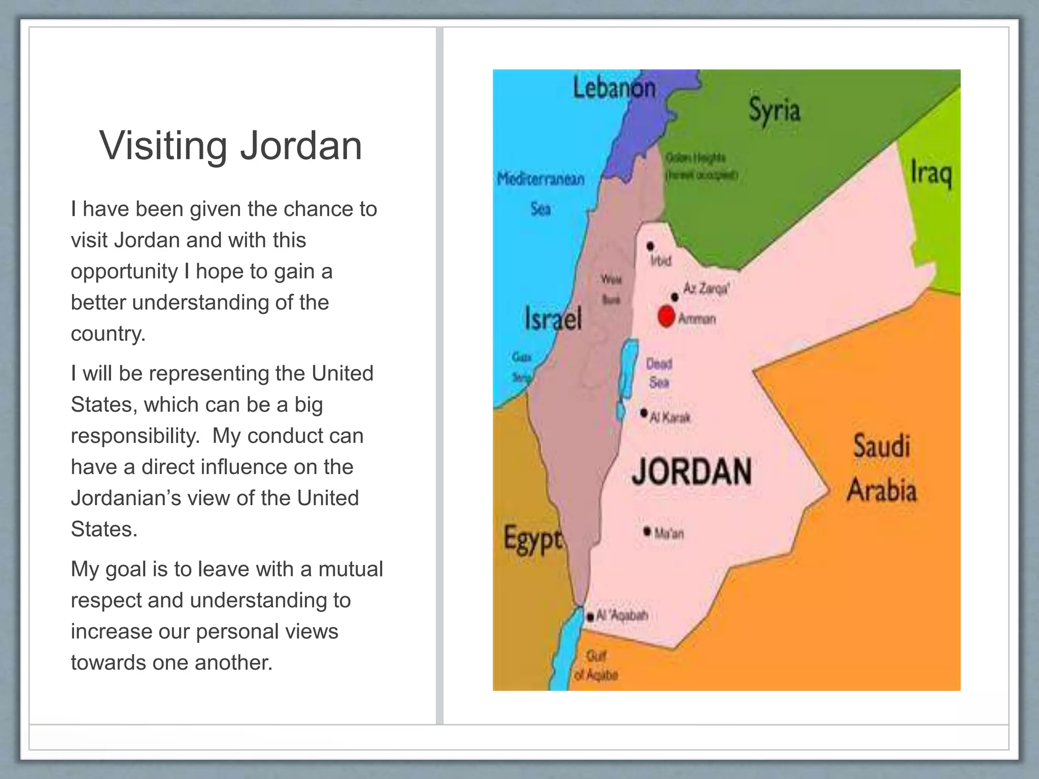Ethical Issues in Jordan by Devan Haskell | PPTX