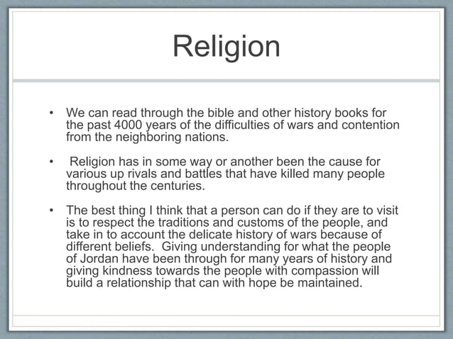 Ethical Issues in Jordan by Devan Haskell | PPTX