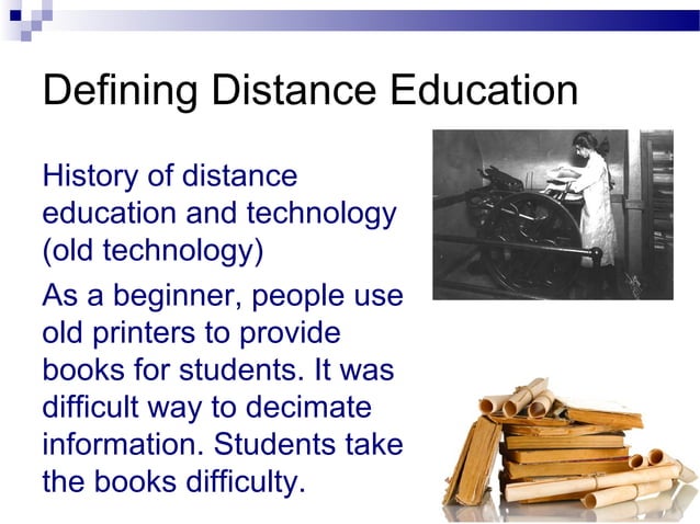 definition of distance education | PPT | Internet | Computing