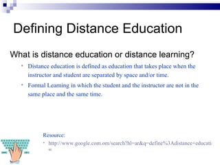 Distance education | PPT