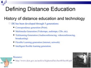Distance education | PPT
