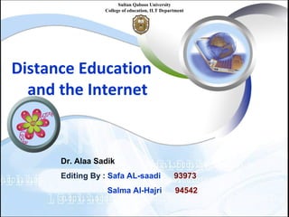 Distance Education | PPT