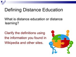 Defining Distance Education | PPT