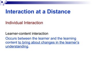 Key Issues in Distance Education | PPT