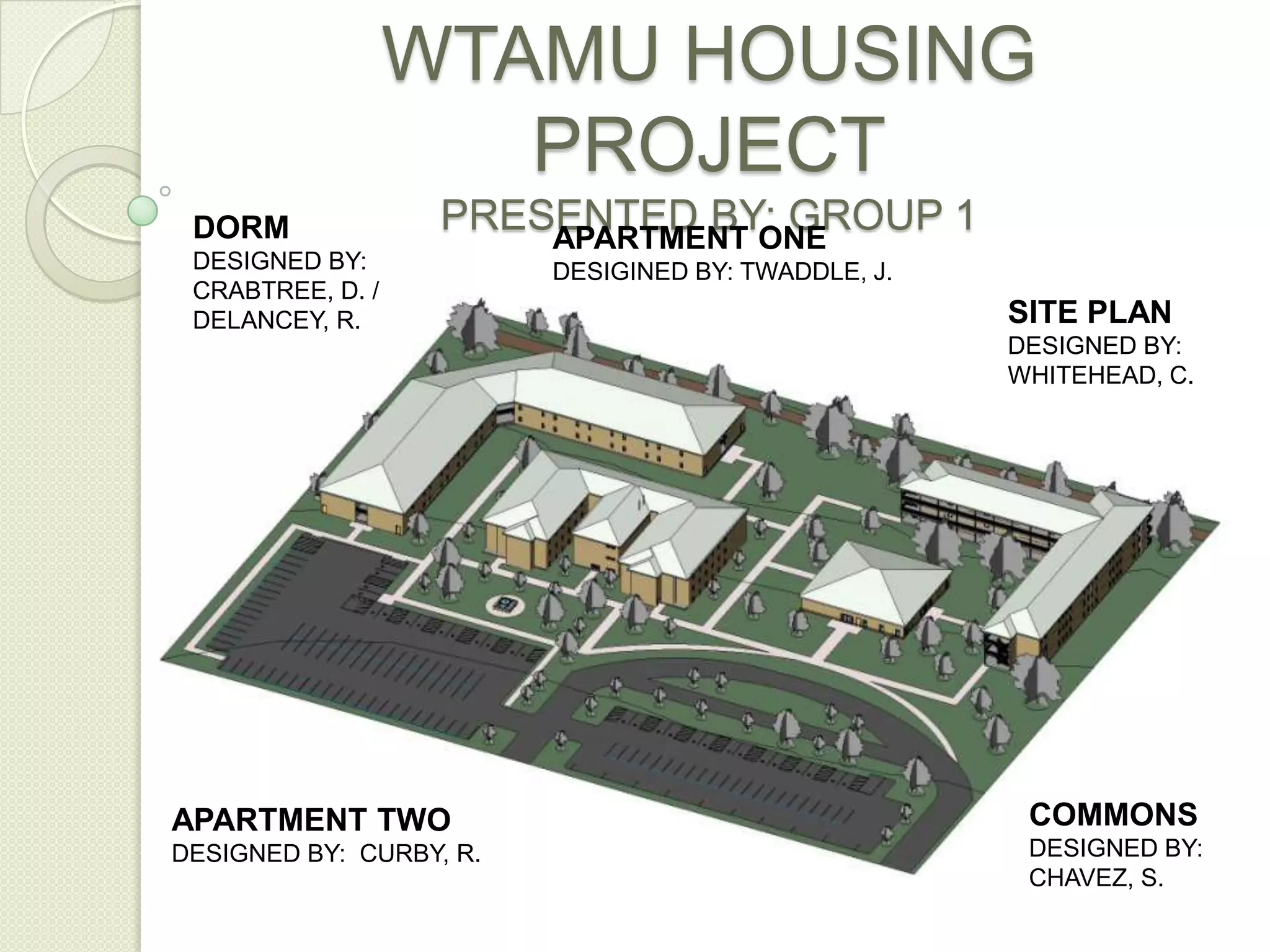 Tech 4313 wtamu housing revit power point | PPTX