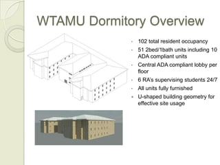 Tech 4313 wtamu housing revit power point | PPTX