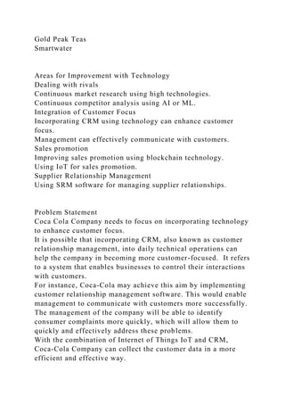 TECH460Module 2Organization Profile and Problem Statement.docx