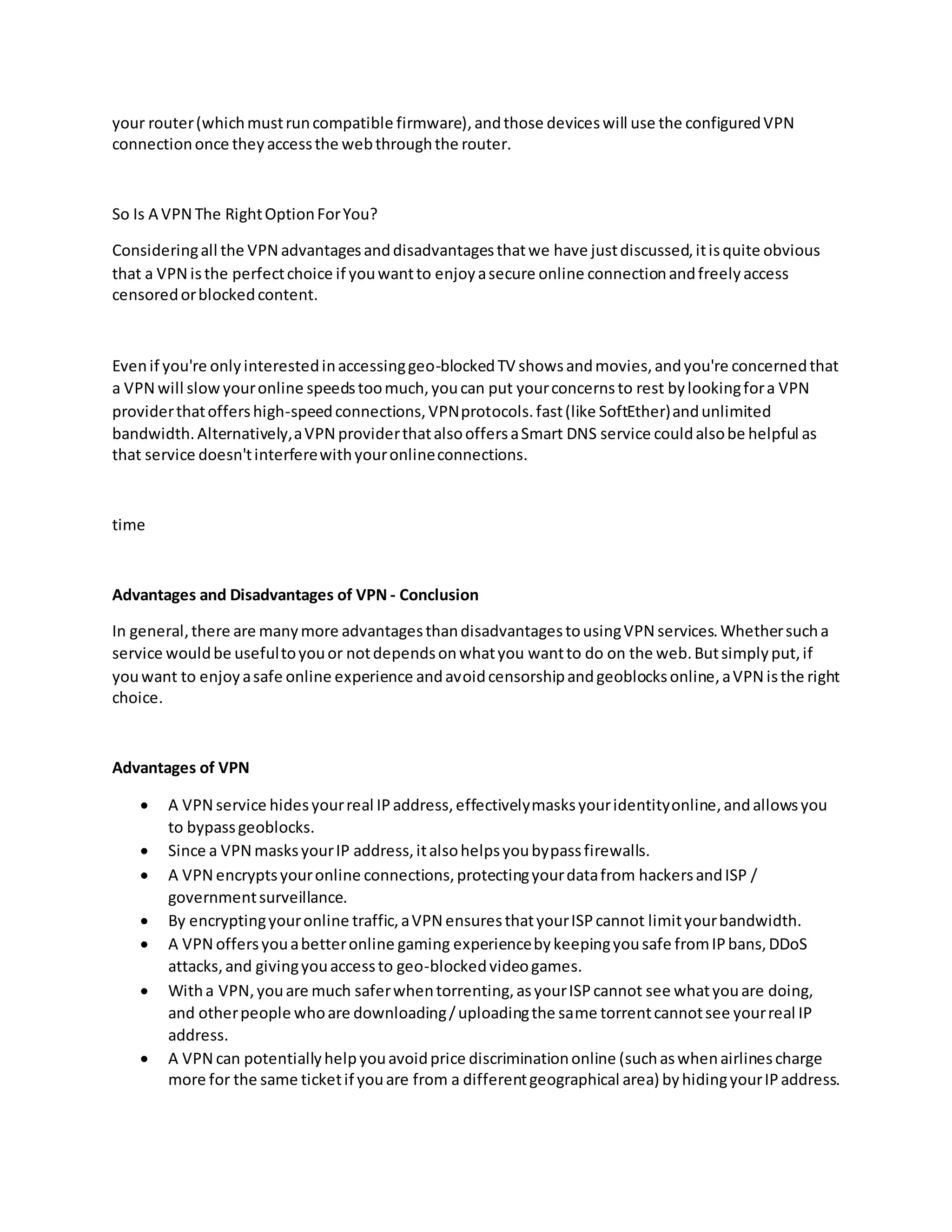 Advantages and Disadvantages of VPN (Everything You Need to Know) | PDF