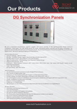 Tech7 Automation Systems India Pvt.Ltd.Tamil Nadu India | PDF