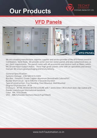 Tech7 Automation Systems India Pvt.Ltd.Tamil Nadu India | PDF