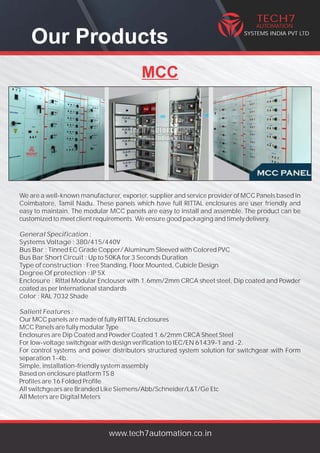 Tech7 Automation Systems India Pvt.Ltd.Tamil Nadu India | PDF