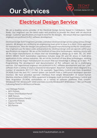 Tech7 Automation Systems India Pvt.Ltd.Tamil Nadu India | PDF