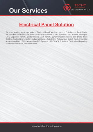 Tech7 Automation Systems India Pvt.Ltd.Tamil Nadu India | PDF