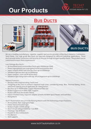 Tech7 Automation Systems India Pvt.Ltd.Tamil Nadu India | PDF