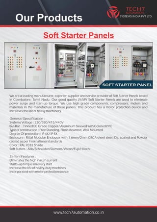 Tech7 Automation Systems India Pvt.Ltd.Tamil Nadu India | PDF