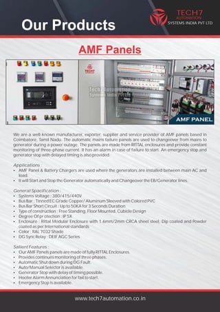 Tech7 Automation Systems India Pvt.Ltd.Tamil Nadu India | PDF