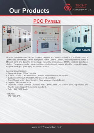Tech7 Automation Systems India Pvt.Ltd.Tamil Nadu India | PDF