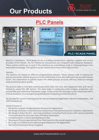 Tech7 Automation Systems India Pvt.Ltd.Tamil Nadu India | PDF