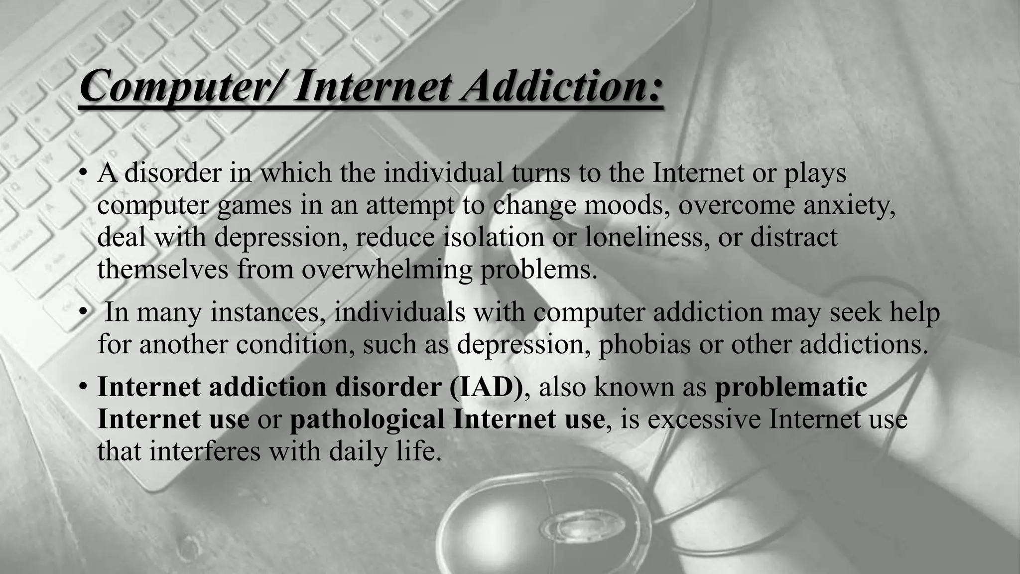 Technology addiction | PPTX