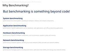Software Performance Benchmarking using BenchmarkDotNet Webinar | PPTX | Cloud Computing | Internet