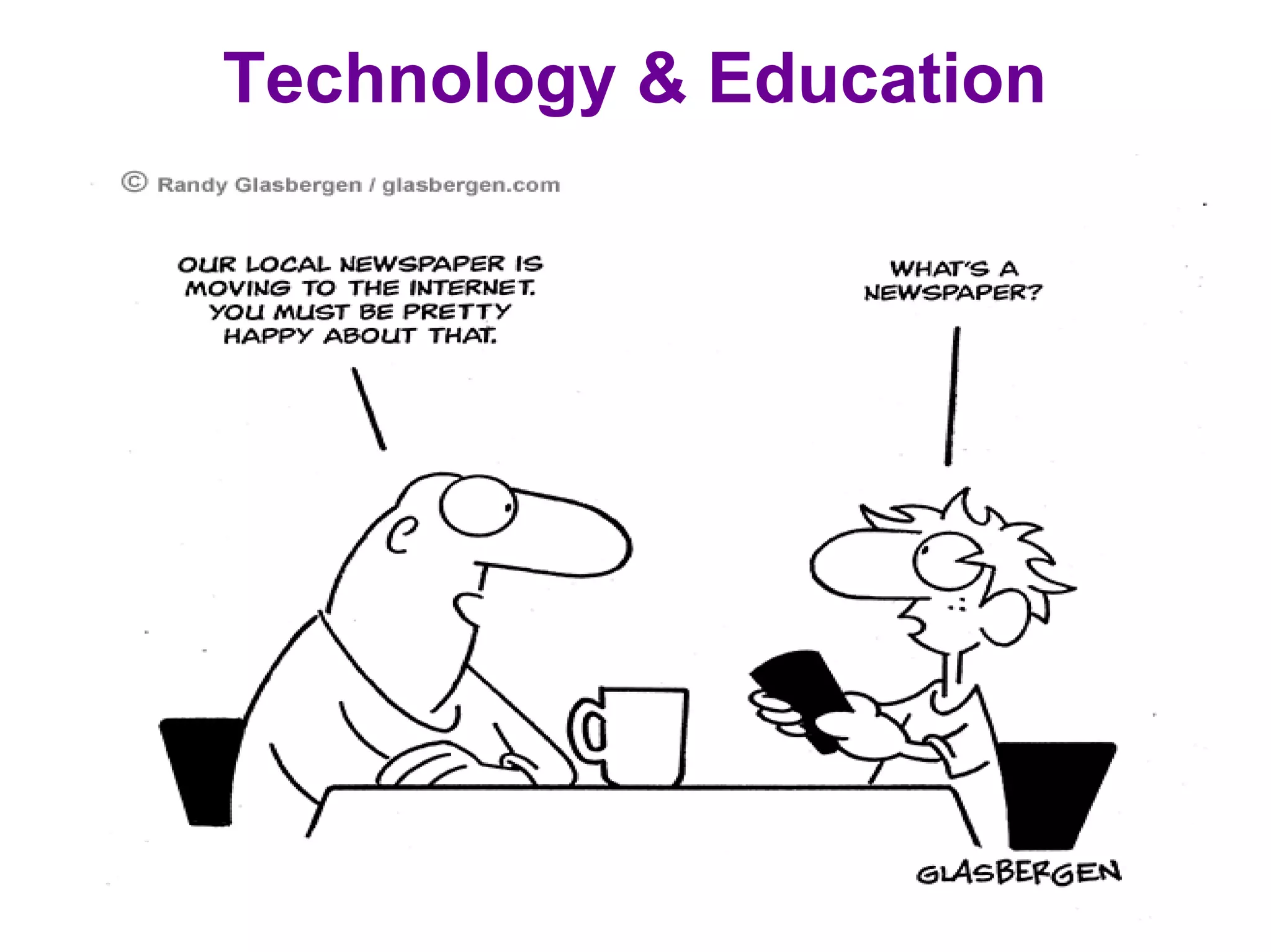 Technology and education - cartoons | PDF