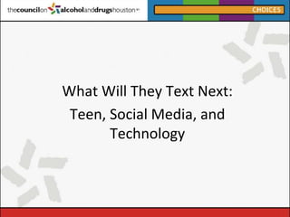 Dangers of Social Media What we know about teens | PPT | Parenting ...